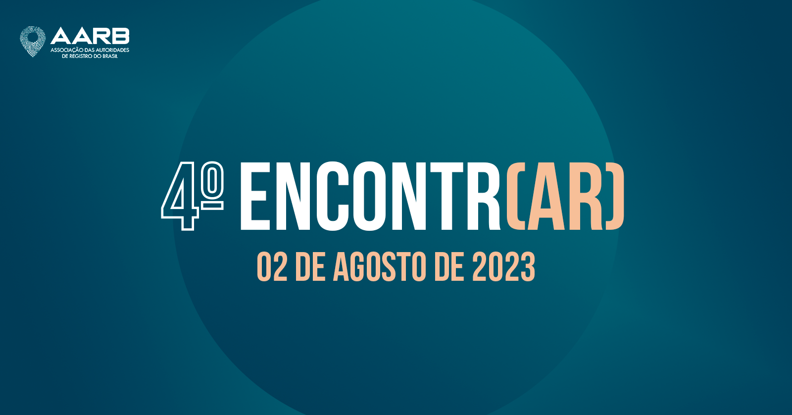 Inscrições abertas para o 4º Encontro das Autoridades de Registro do ...